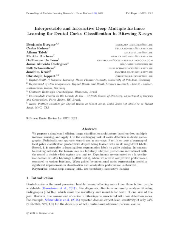 Pdf Interpretable And Interactive Deep Multiple Instance Learning For