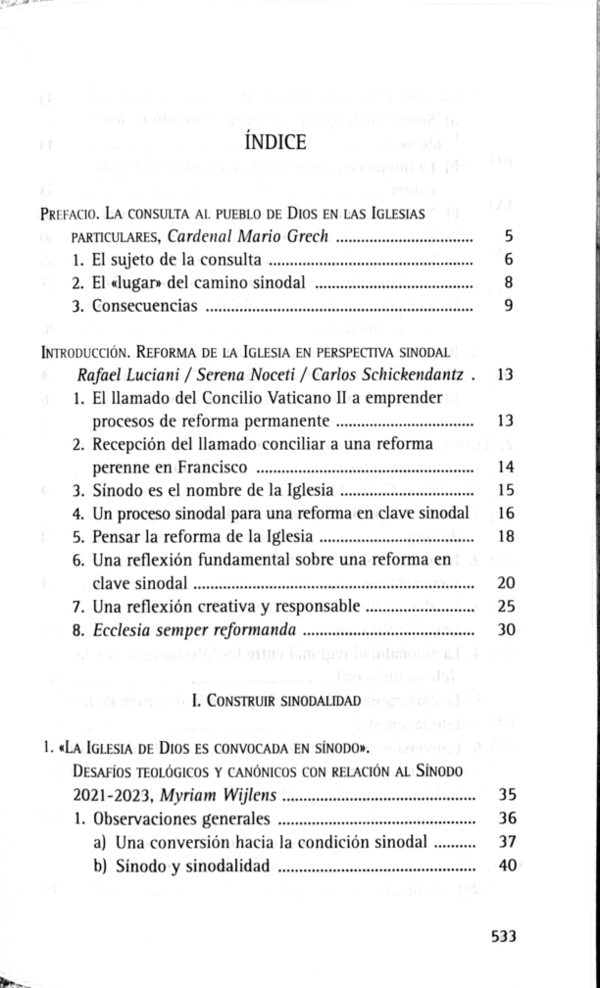 (PDF) Sinodalidad y reforma. Un desafío eclesial