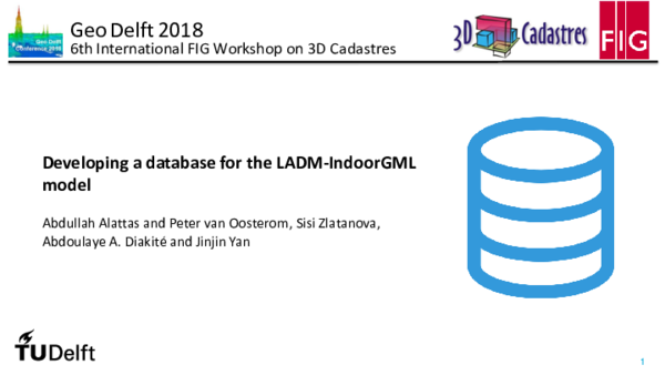 (PDF) Developing a database for the LADM-IndoorGML model