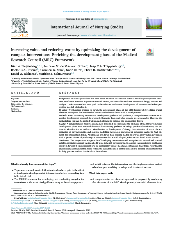 (PDF) Increasing value and reducing waste by optimizing the development ...