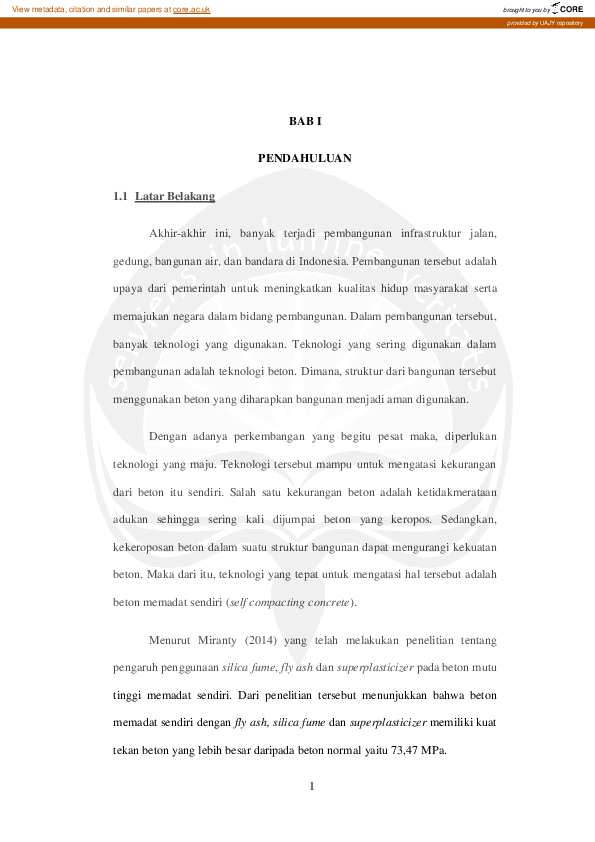 (PDF) Pengaruh Limbah Katalis Dan Terak Logam Sebagai Substitusi Semen ...