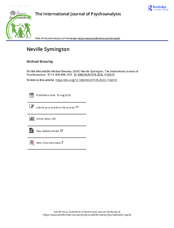 (PDF) Neville Symington