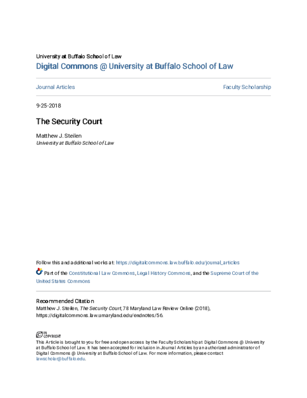 (PDF) The Security Court