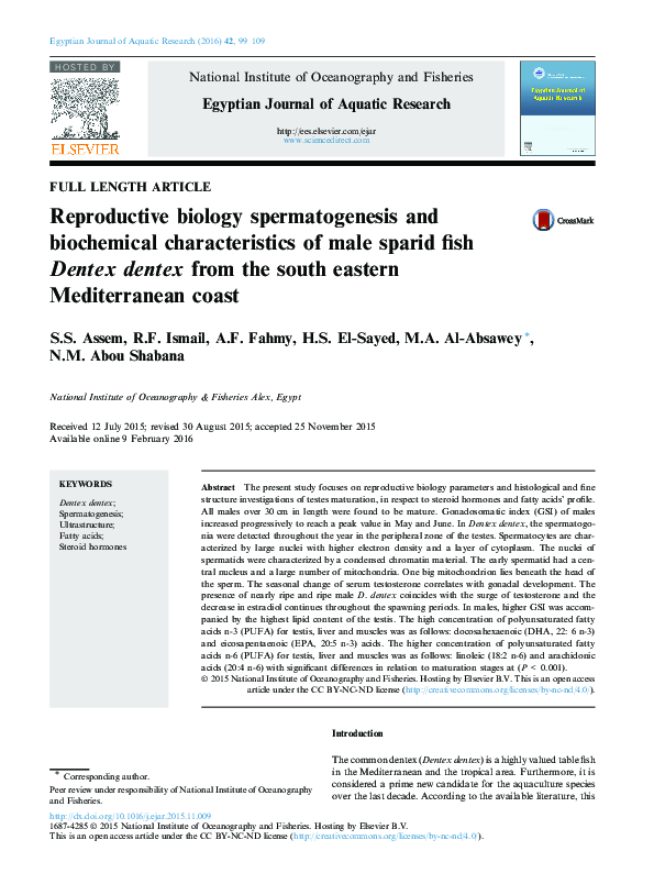 (PDF) Reproductive biology spermatogenesis and biochemical ...