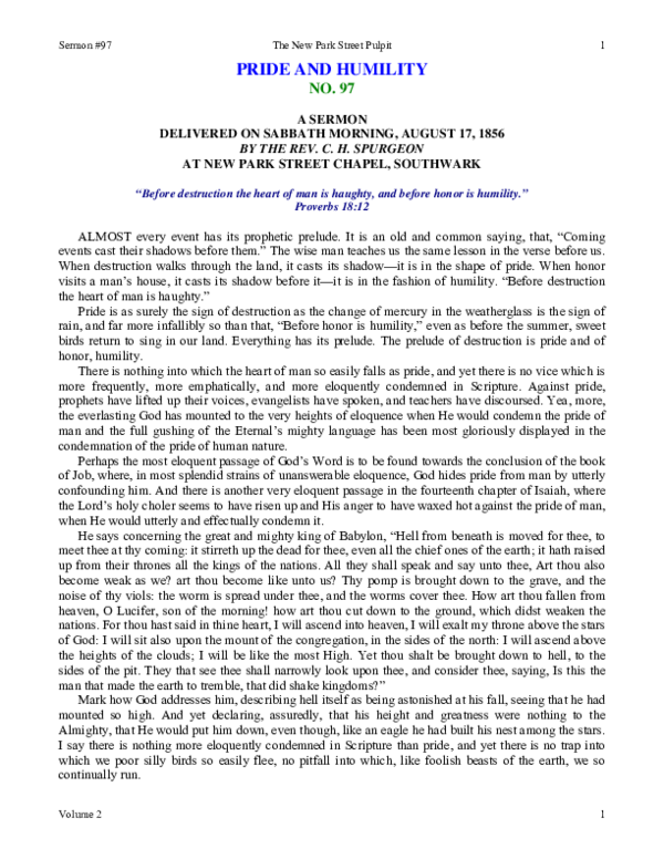 (PDF) Pride and Humility