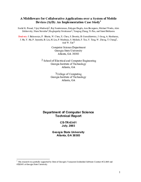(PDF) Middleware for Collaborative Mobile Apps