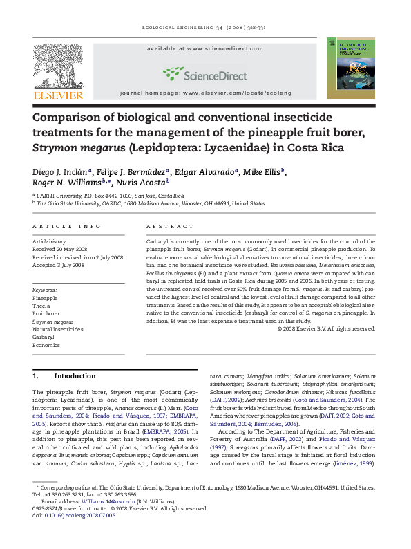 (PDF) Comparison of biological and conventional insecticide treatments ...