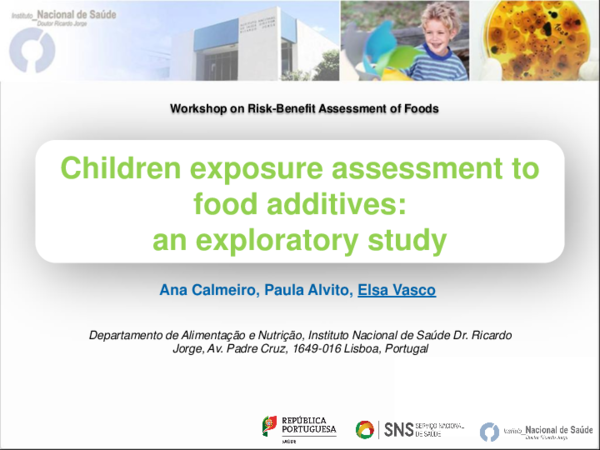 (PDF) Children exposure assessment to food additives: an exploratory study