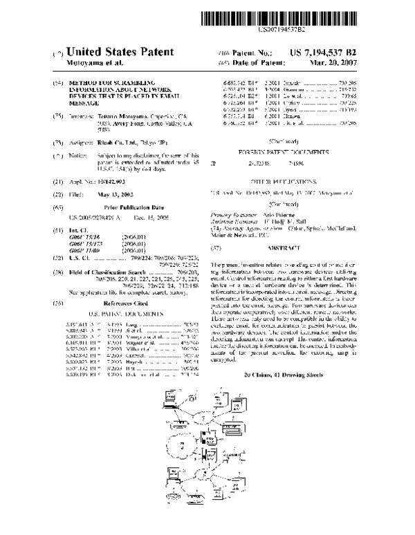 (PDF) Method for scrambling information about network devices that is ...