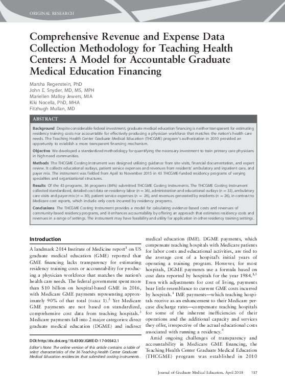 (PDF) Comprehensive Revenue and Expense Data Collection Methodology for ...