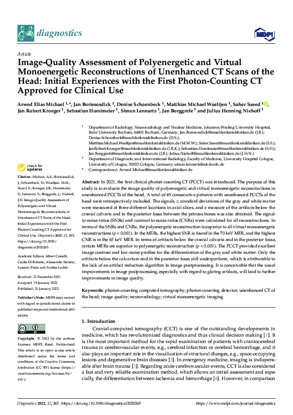 (PDF) Image-Quality Assessment of Polyenergetic and Virtual Monoenergetic Reconstructions of ...