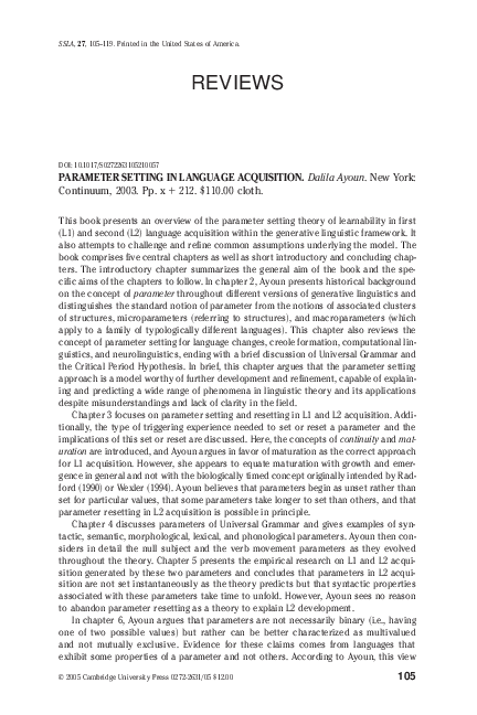 (PDF) Bilingualism: Beyond Basic Principles