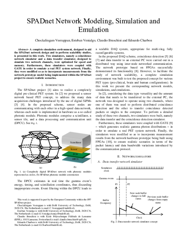 (PDF) SPADnet network modeling, simulation and emulation