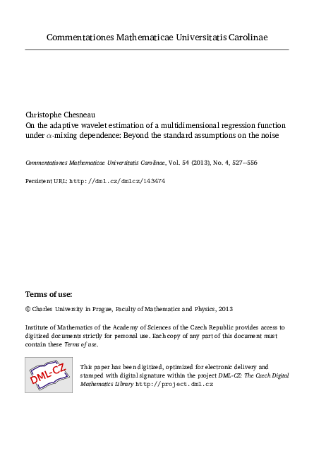 (PDF) A wavelet estimator in a nonparametric regression model with repeated measurements under ...