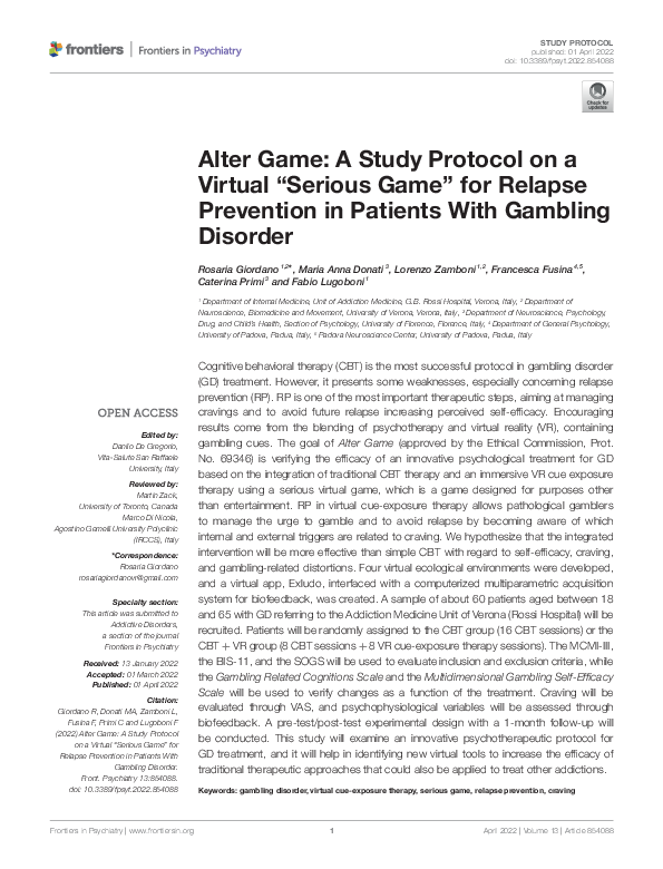 (PDF) Alter Game: A Study Protocol on a Virtual “Serious Game” for ...
