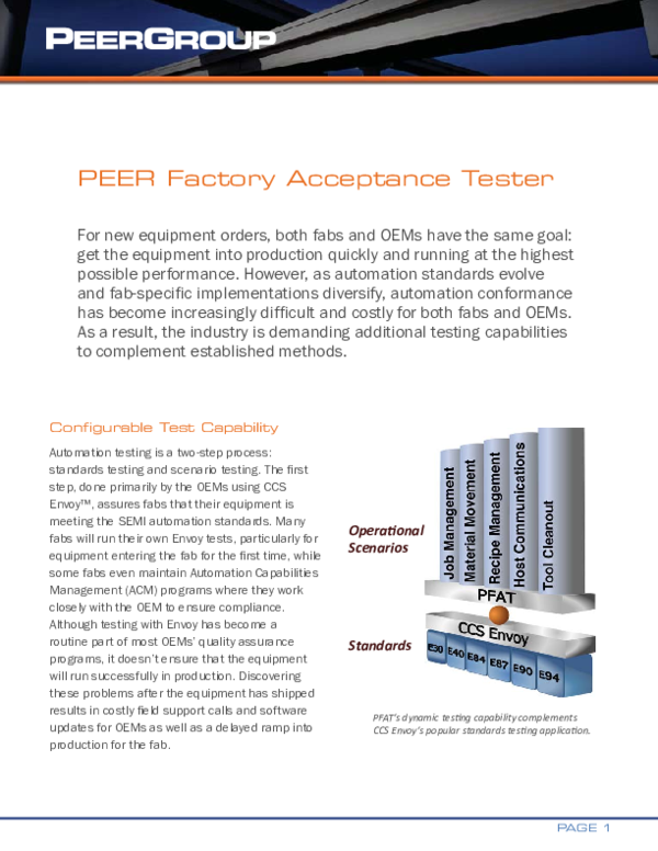 (PDF) An overview of semiconductor fab automation systems