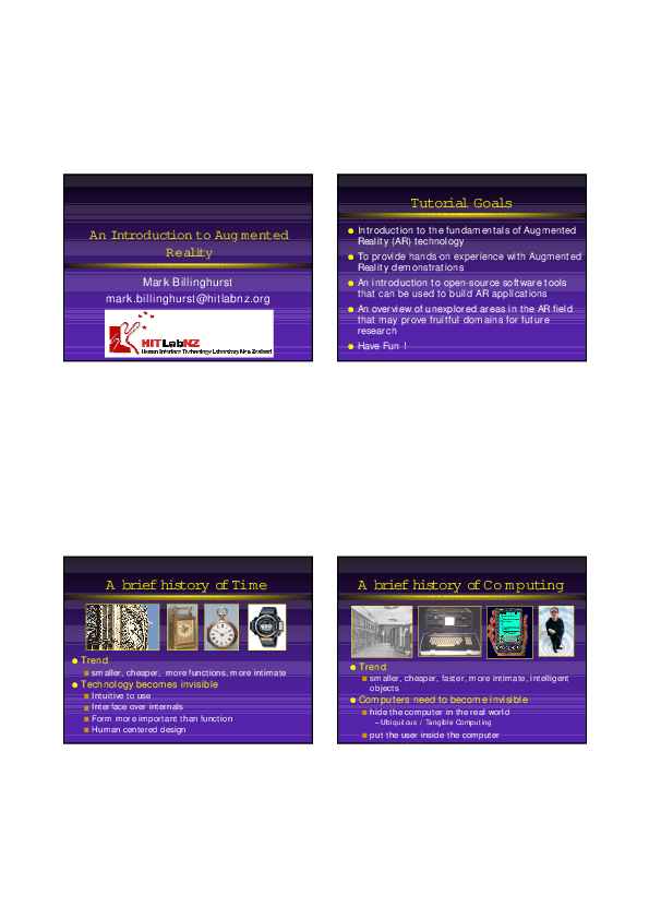 (PDF) Introduction to Augmented Reality (PDF)