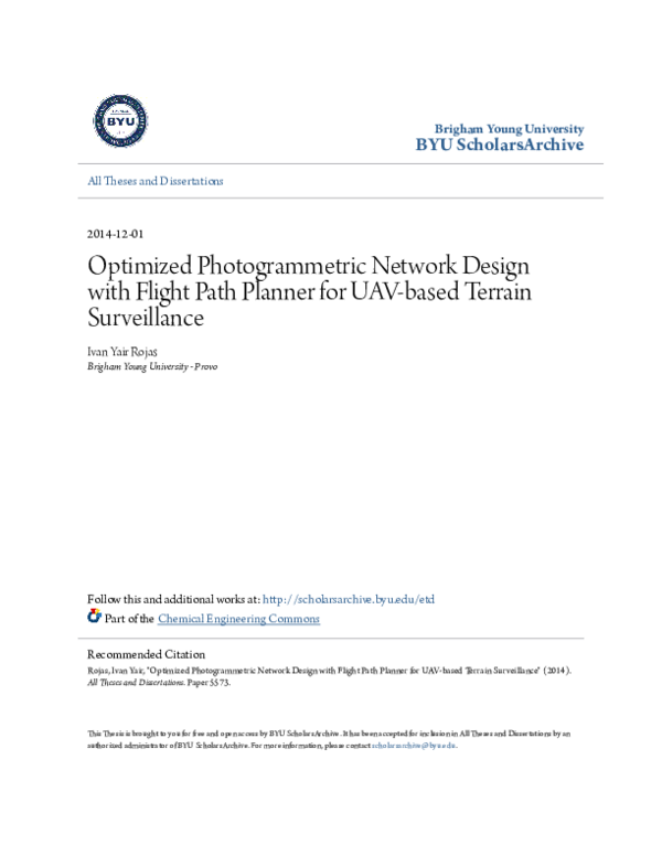 (PDF) Optimized Photogrammetric Network Design with Flight Path Planner ...