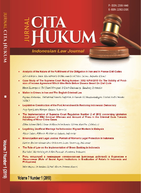 (PDF) Analysis of the Nature of the Fulfillment of the Obligation in ...