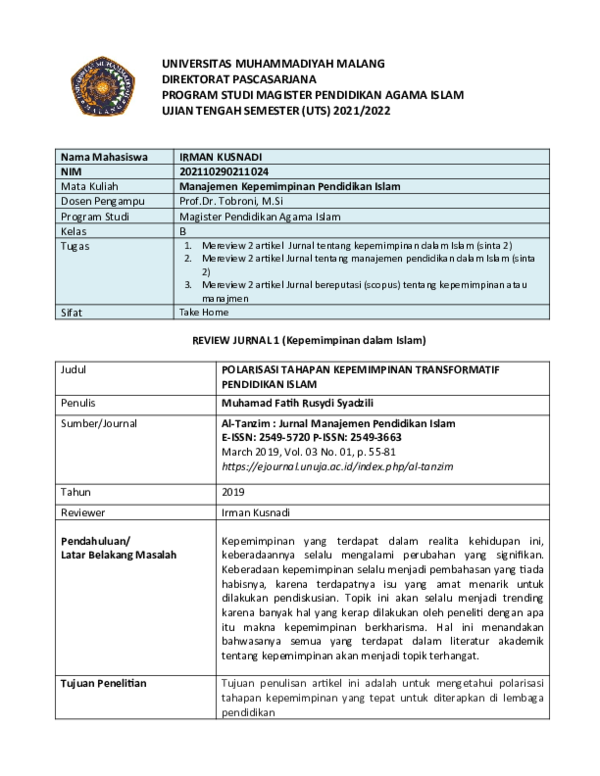 (DOC) REVIEW JURNAL.CONTOH