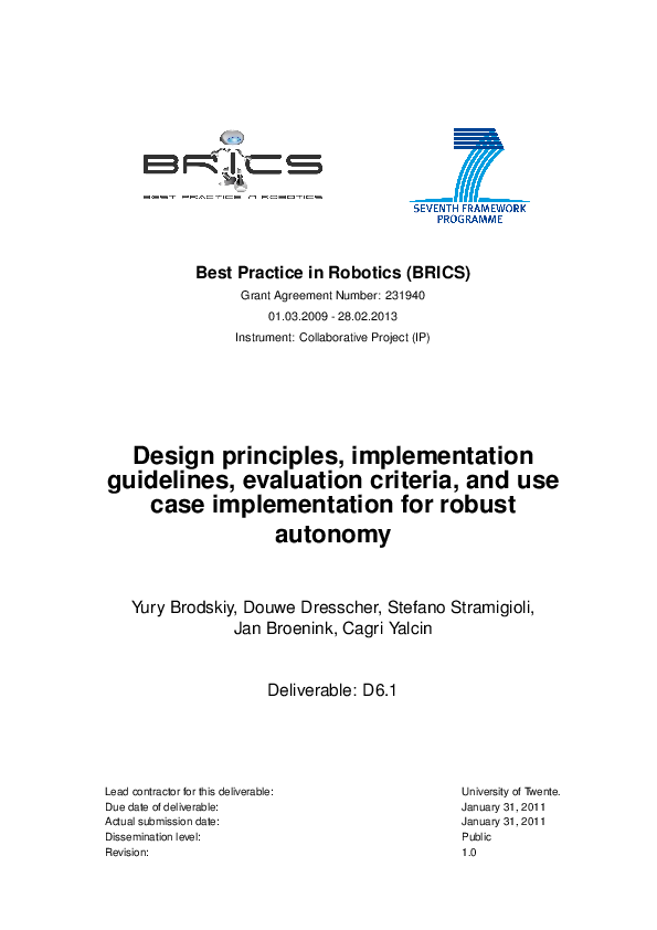 (PDF) Design principles, implementation guidelines, evaluation criteria, and use case ...