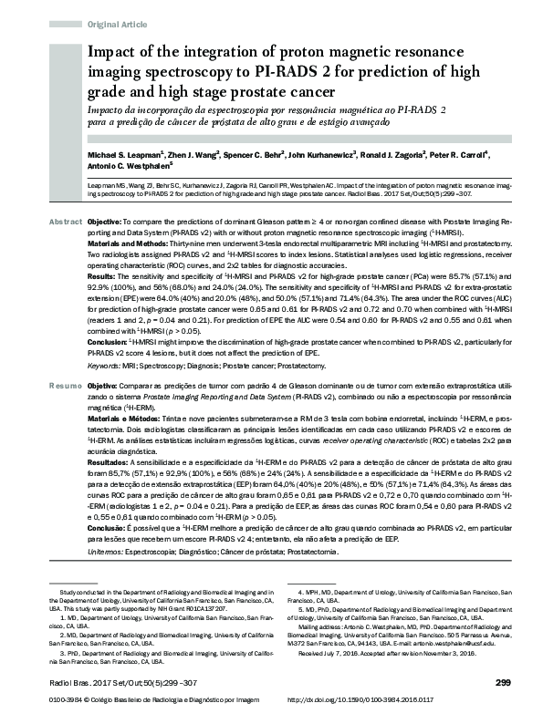 (PDF) PI-RADS Version 2: A Pictorial Update | Jelle Barentsz - Academia.edu