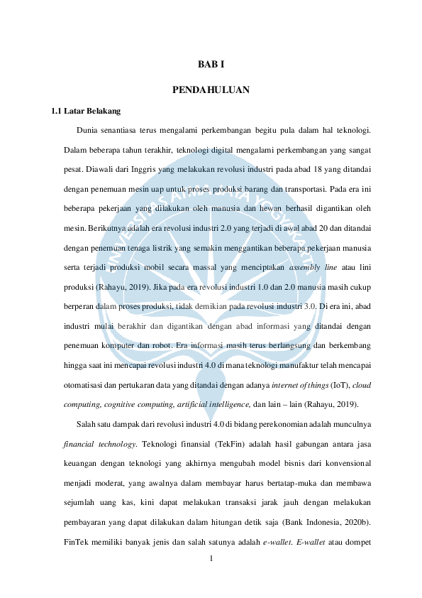 (PDF) Pengaruh Persepsi Risiko, Sikap, Dan Literasi Media Terhadap Minat Penggunaan E-Wallet ...