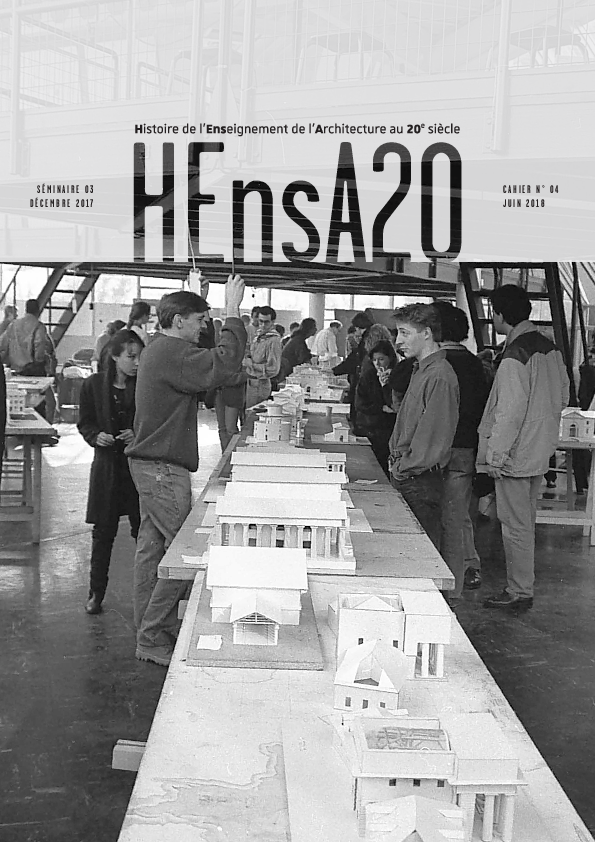 (PDF) L'enseignement de l'architecture au prisme des échanges ...