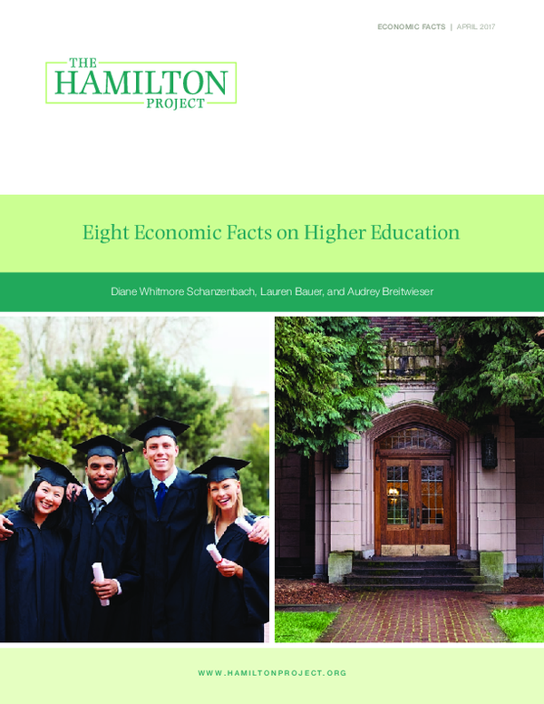 (PDF) Eight Economic Facts on Higher Education