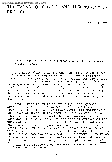 (PDF) English for Science and Technology