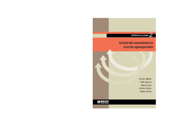 (PDF) Gesti?n del conocimiento en el sector agroexportador | Edith Alanoca - Academia.edu