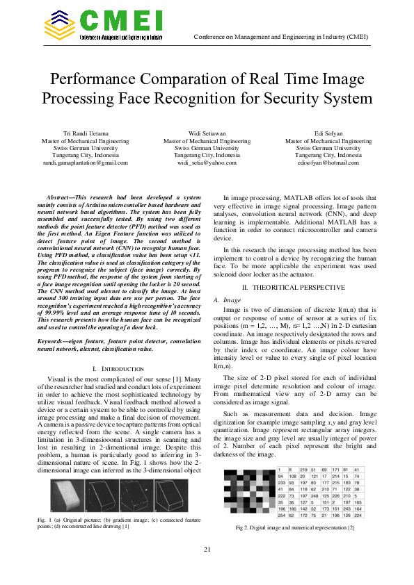 (PDF) Performance Comparation of Real Time Image Processing Face ...