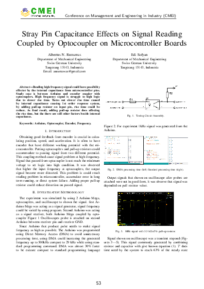 (PDF) Stray Pin Capacitance Effects on Signal Reading Coupled by ...