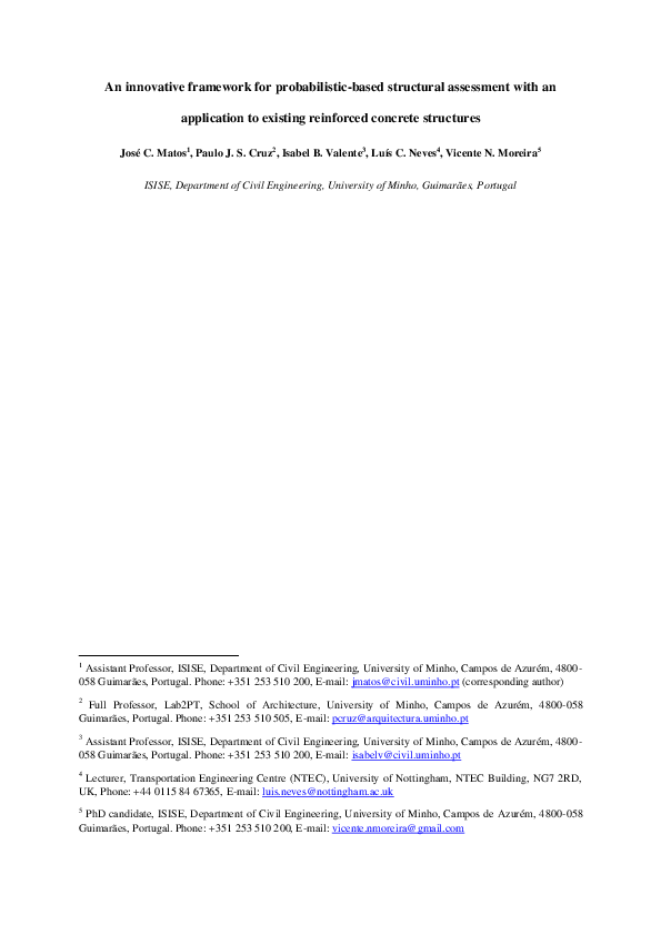 (PDF) An innovative framework for probabilistic-based structural assessment with an application ...