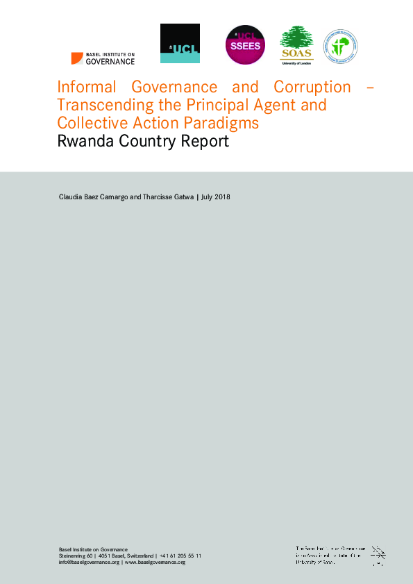 (PDF) Informal Governance and Corruption - Transcending the Principal ...
