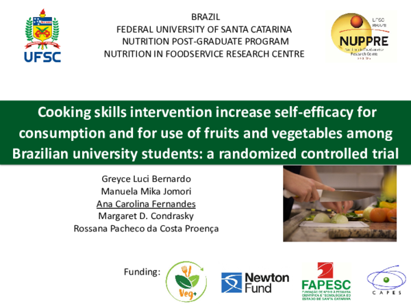 (PDF) Cooking skills intervention increase self-efficacy for ...