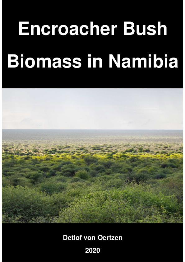 (PDF) Encroacher Bush Biomass in Namibia