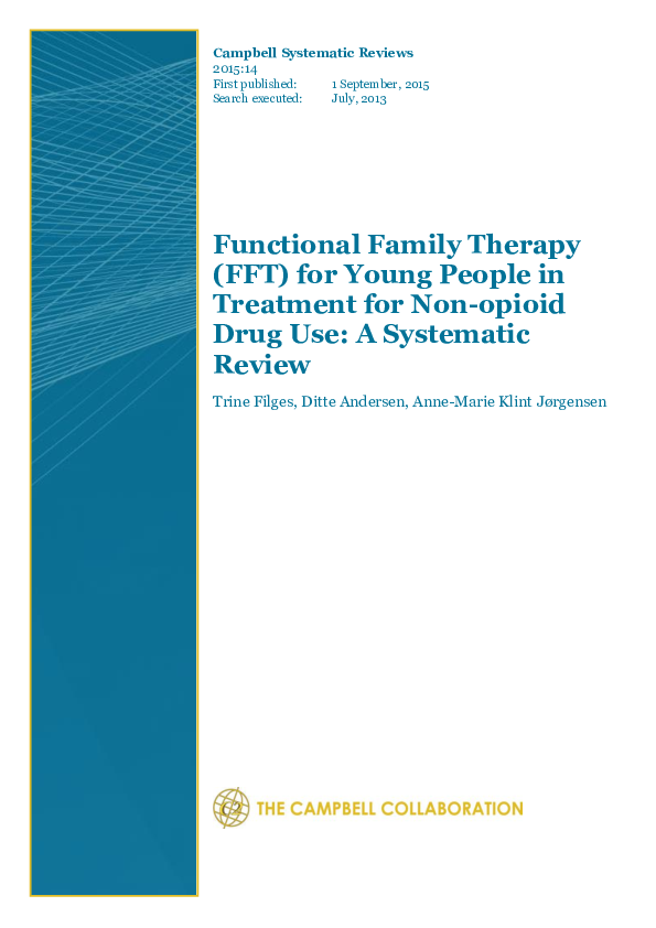 (PDF) Functional Family Therapy for Young People in Treatment for ...
