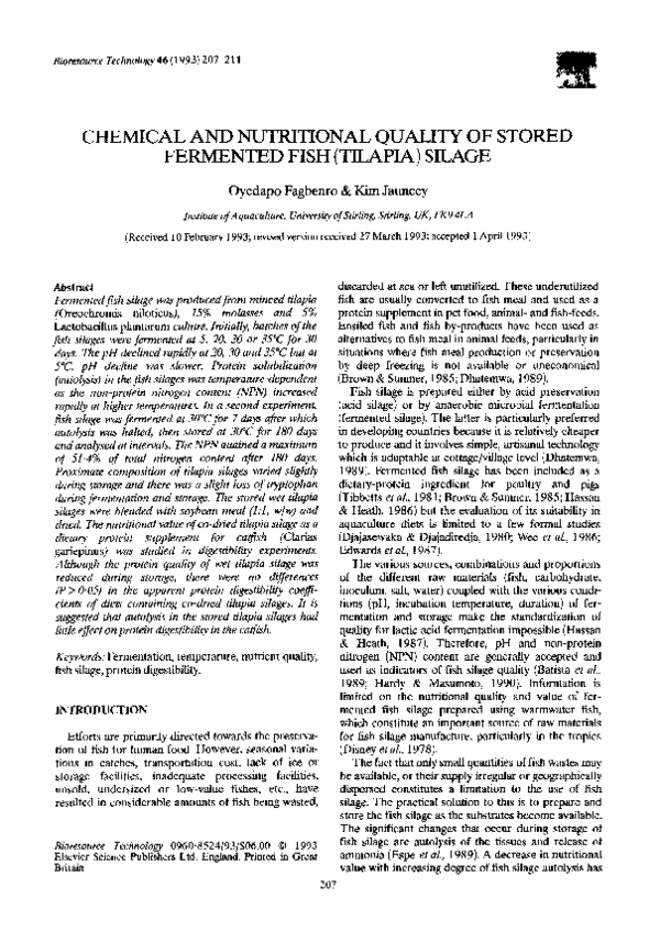 (PDF) Chemical and nutritional quality of stored fermented fish ...