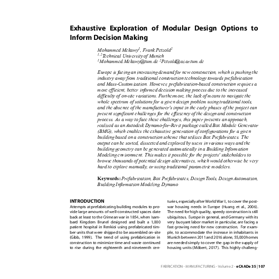 (PDF) Exhaustive Exploration of Modular Design Options to Inform ...