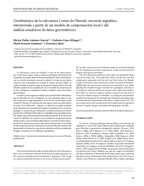 (PDF) Geodinámica de la subcuenca Lomas de Olmedo, noroeste argentino, interpretada a partir de ...