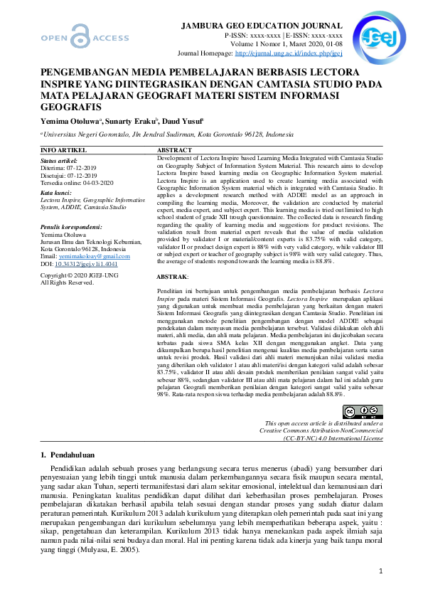 (PDF) Pengembangan Media Pembelajaran Berbasis Lectora Inspire Yang Diintegrasikan Dengan ...