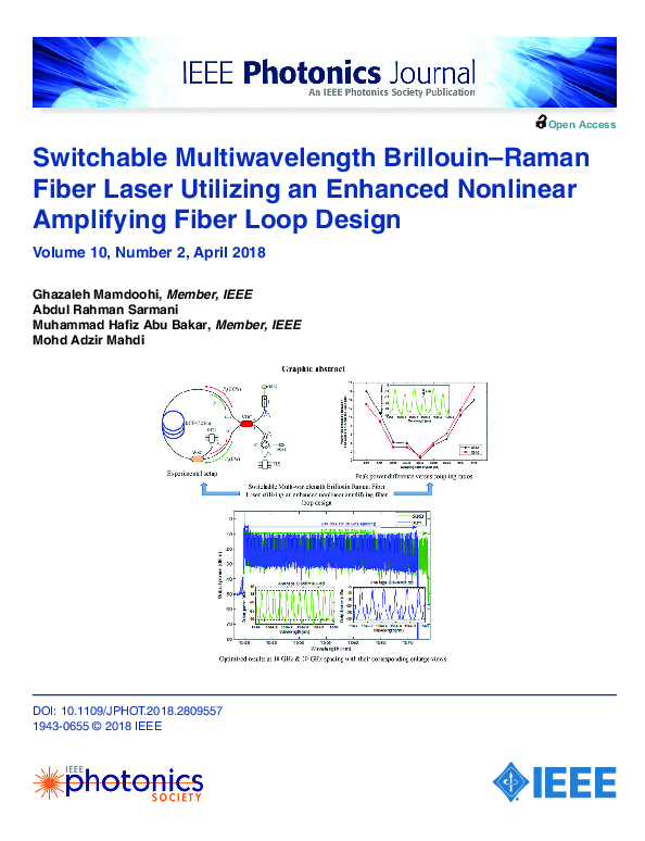 (PDF) Switchable Multiwavelength Brillouin–Raman Fiber Laser Utilizing ...