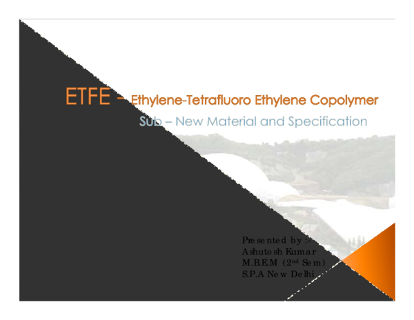 (PDF) MAIN FORM OF ETFE MEMBRANE STRUCTURE AND DIFFICULTIES OF ETFE ...