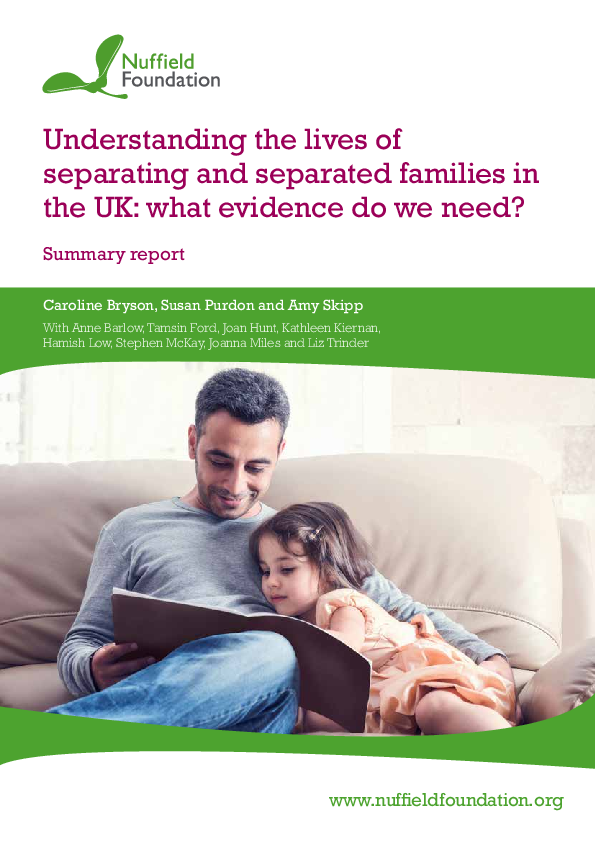 (PDF) Understanding the lives of separating and separated families ...