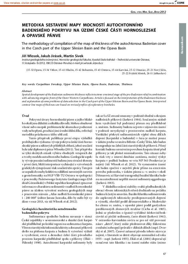 (PDF) The methodology of compilation of the map of thickness of the ...