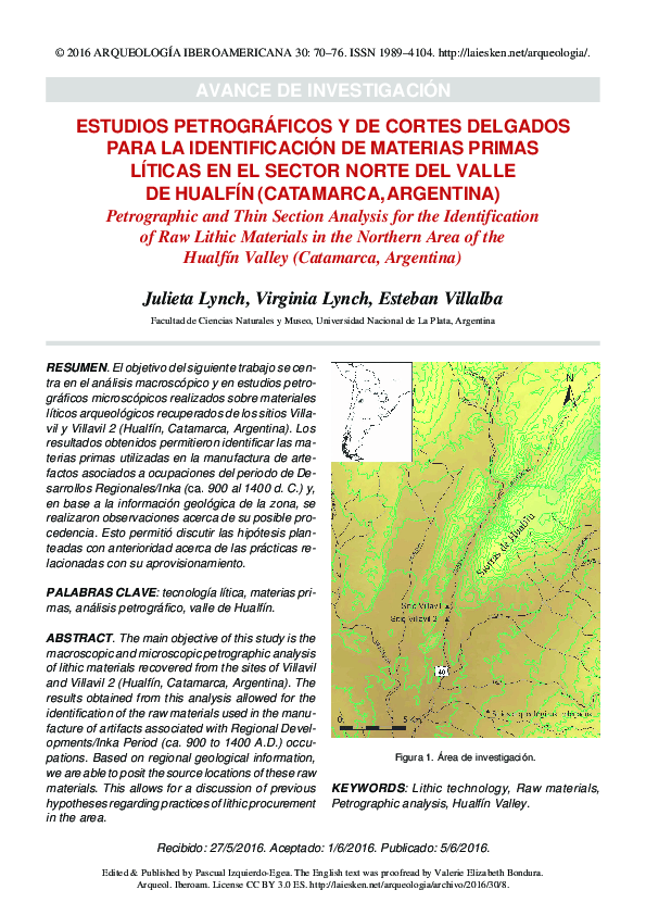 (PDF) Petrographic and Thin Section Analysis for the Identification of ...