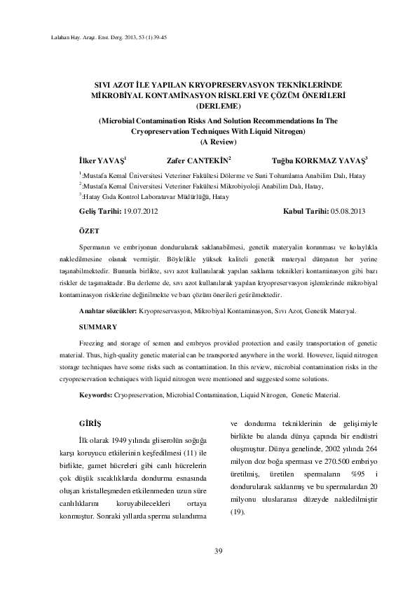 (PDF) Sivi Azot İle Yapilan Kryopreservasyon Tekni̇kleri̇nde ...