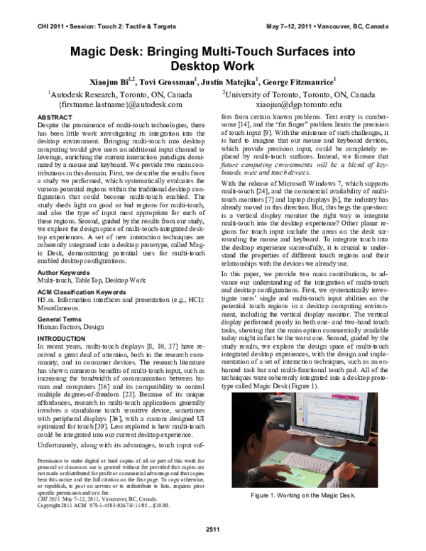 (PDF) Magic desk
