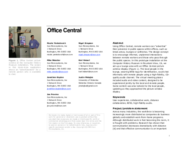 (PDF) Office central